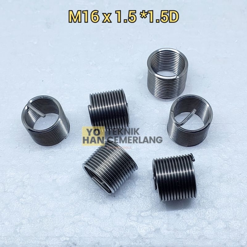 Jual Recoil M16 x 1.5 Alat Perbaikan Drat M16x1.5 Baut Slek Helicoil ...