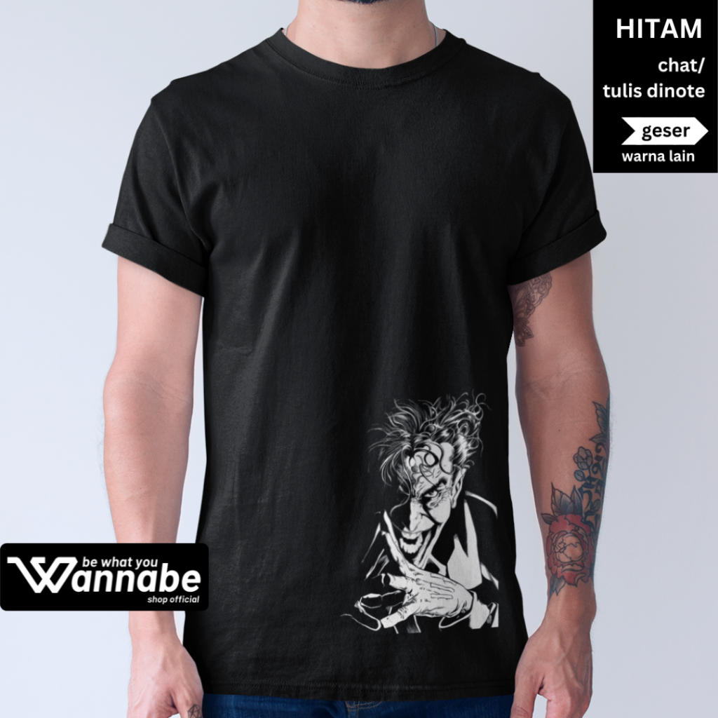 Jual Kaos JOKER Size S - 7XL bigsize jumbo BIG SIZE | KAOS DISTRO ...