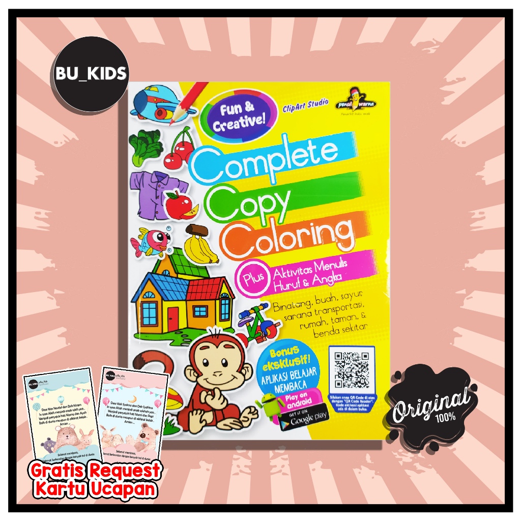 Jual Buku Aktivitas Membaca Menulis Berhitung Mewarnai Anak Tk Paud ...