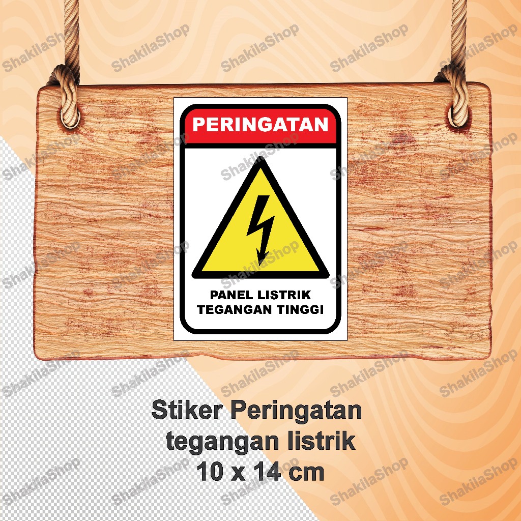 Jual Stiker peringatan pengingat listrik tegangan tinggi | Shopee Indonesia