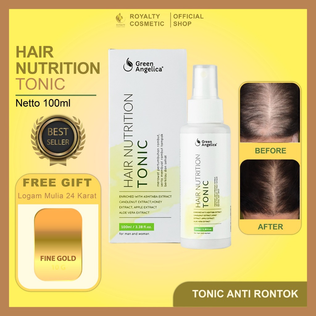 Jual Hair Tonic Penumbuh Rambut dan Mencegah Rambut Rontok Ampuh BPOM ...