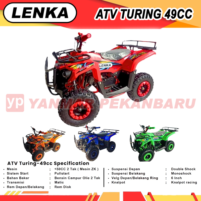 Jual ATV Motor Mini Turing/Touring 49cc 2 Tak LENKA | Shopee Indonesia