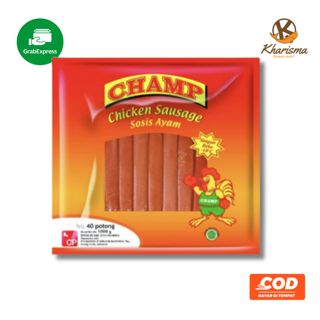 Jual Sosis Champ Frozen Food 1kg Kharisma Frozenmart | Shopee Indonesia