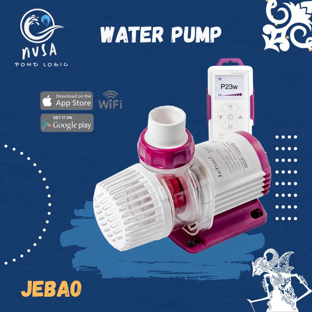 Jual Smart DC Water Pump Wifi LCD Jebao MDP 10000 Submersible Return Pump | Shopee Indonesia