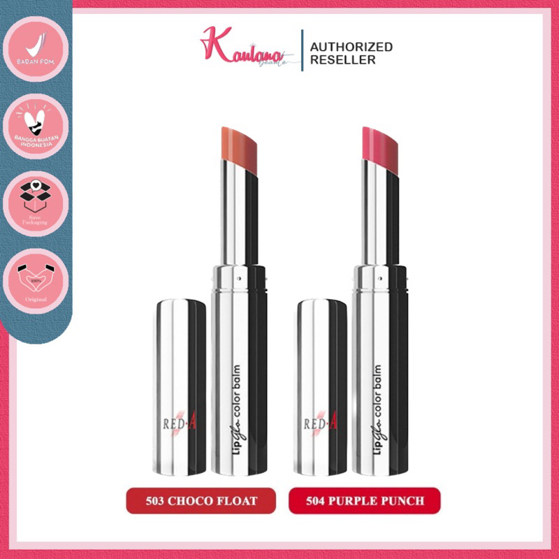 Jual RED-A Lip Glo Color Balm 3 in 1 - LIPBALM, LIPGLOSS & LIPSTICK ...