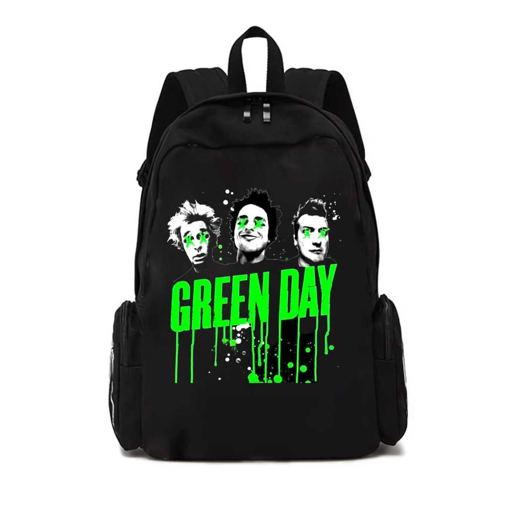 Jual Tas Ransel Anak Sekolah Laki Laki Pria Cowok Gambar Band Green Day ...
