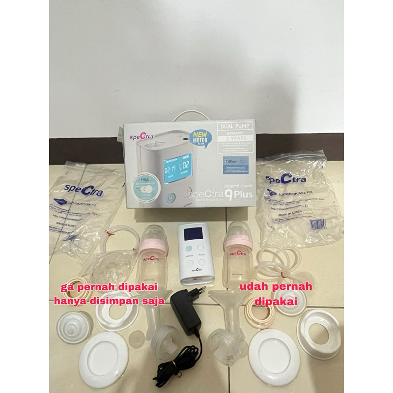 Jual preloved spectra 9+ breast pump, dual pump, electric pump. 1 ...