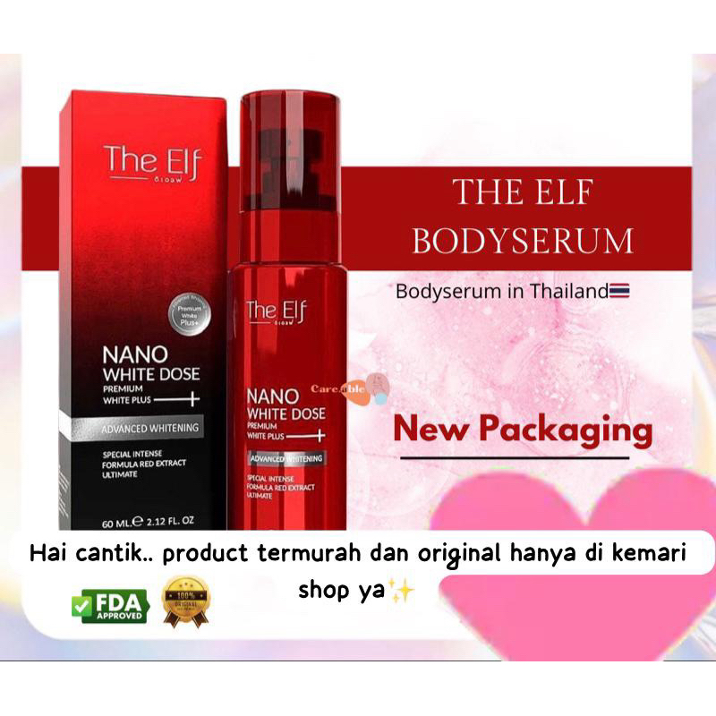 Jual ELF NANO SERUM THAILAND TERBARUUUUUU | Shopee Indonesia