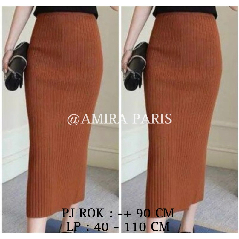 Jual ROK SPAN RAJUT PREMIUM / ROK SPAN / ROK WANITA RAJUT TEBAL (COD ...