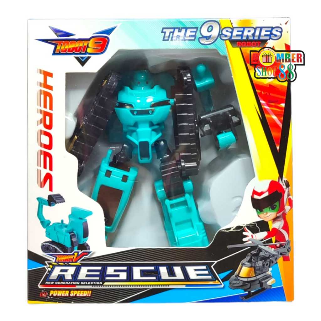 Jual Maian Anak Robot Rescue Deform Transform mobil kapal truk rubah ...