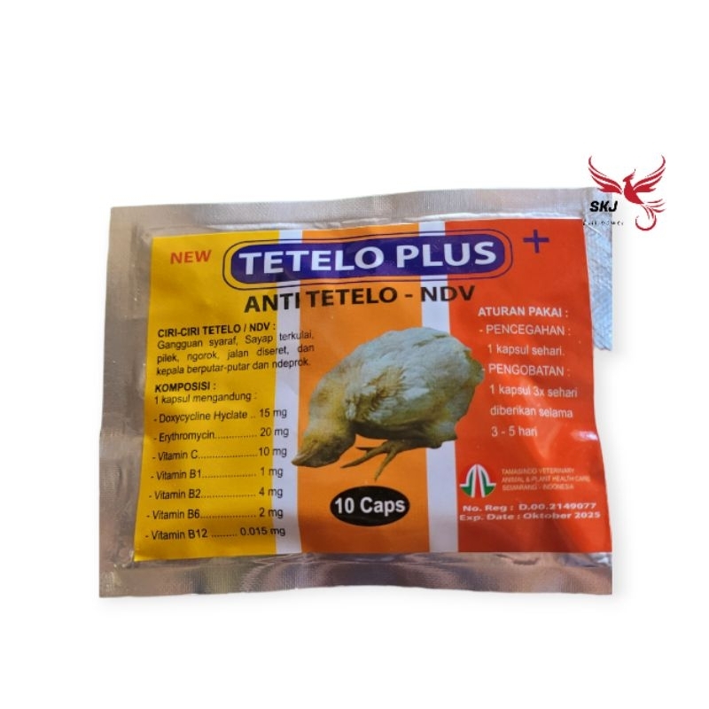 Jual TETELO PLUS OBAT AYAM ANTI TETELO ISI 10 KAPSUL | Shopee Indonesia