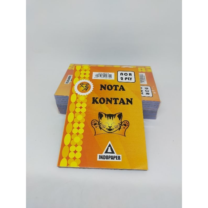 Jual NOTA 2 PLY KONTAN KECIL / 2 RANGKAP ZAPPIE (1 PACK / 10 BUKU ...