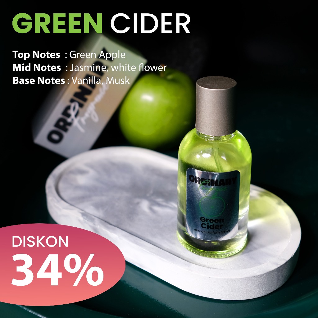 Jual OF - Parfum Unisex Green Cider 30ml Eau De Parfum | Shopee Indonesia