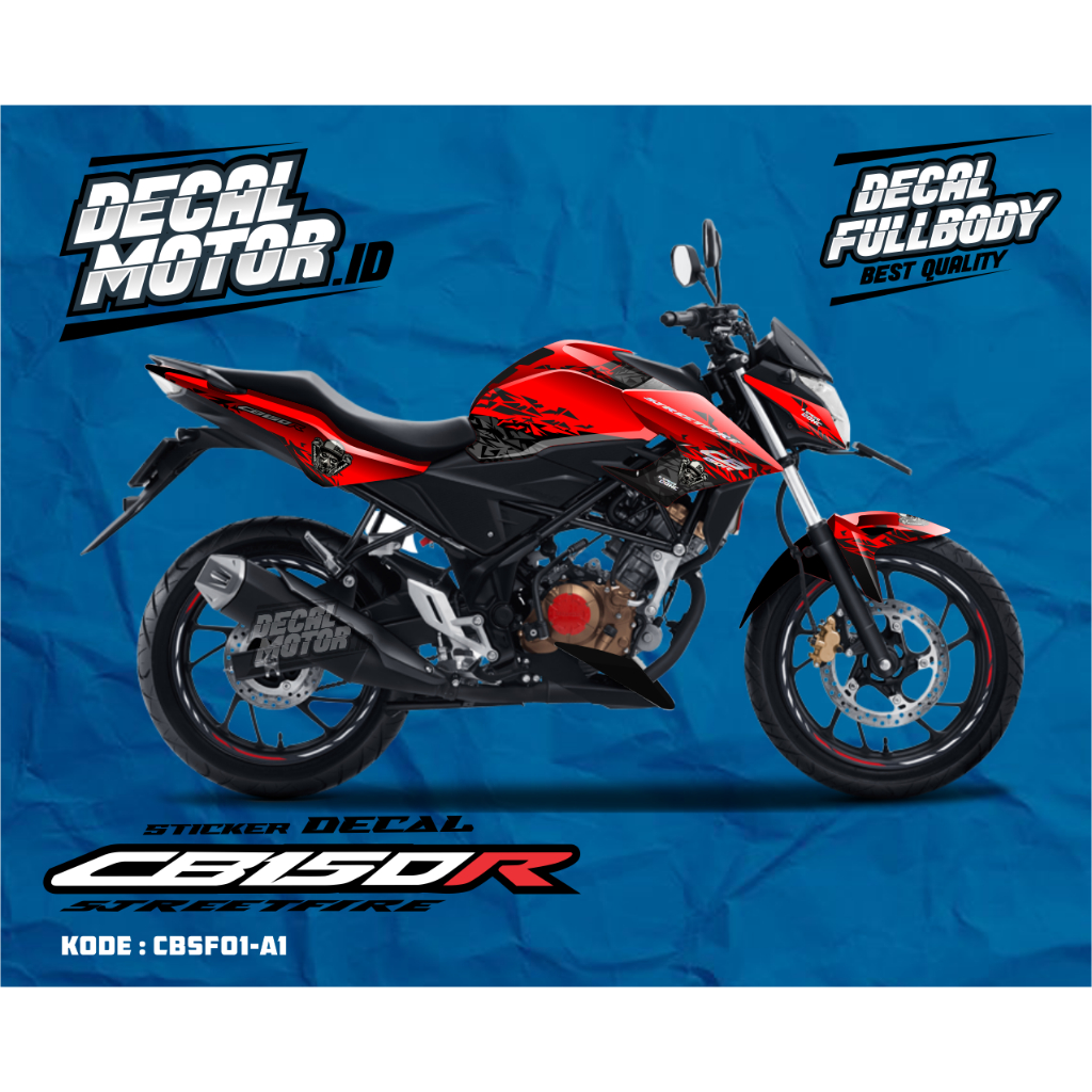 Jual Stiker Decal fullbody Variasi CB150R Old 2013 Sticker Custom motif ...