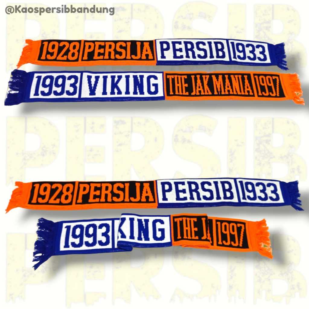 Jual GESER FOTO Slayer Syal persib ultras viking persija the jak tebal ...