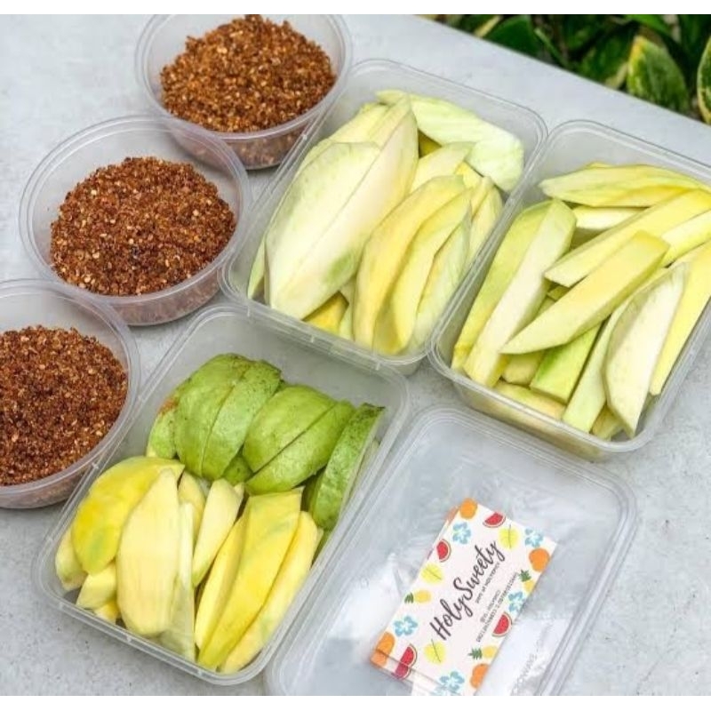 Jual Rujak Bangkok Thailand Mangga muda + jambu kristal | Shopee Indonesia
