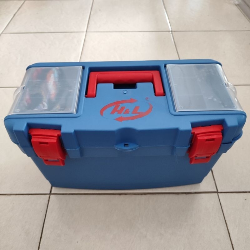Jual H&L 16" inch x 25 Tool Box Toolbox Plastik Kotak Wadah Tempat Penyimpan Kunci Peralatan ...