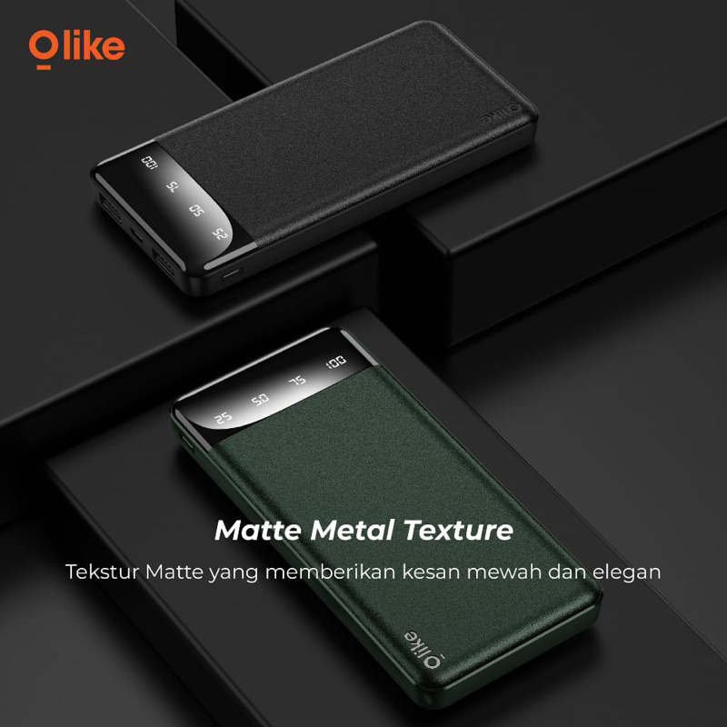 Jual OLIKE Power Bank P101 Powerbank 10000mAh Dual Input Port Type C ...