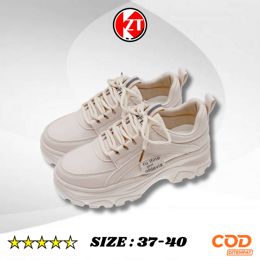 Jual 'FREE BOX' COD Termurah Sepatu Sneakers Wanita "JISOO" Sport Shoes ...