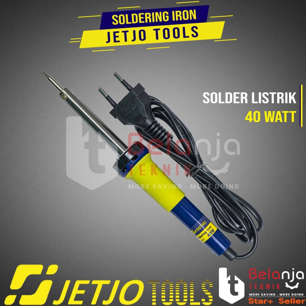 Jual JETJO TOOLS Iron Adjustable 40W Solder Listrik Alat Soldering 40 ...