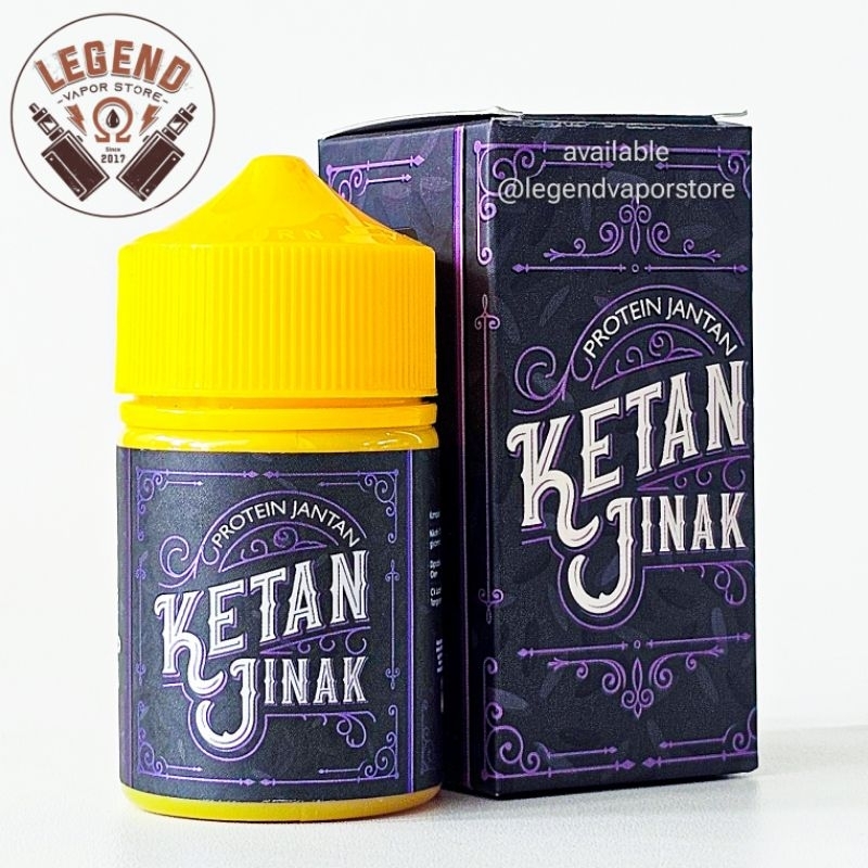 Jual FREEBASE - LIQUID KETAN JINAK Protein Jantan 60ML AUTHENTIC ...