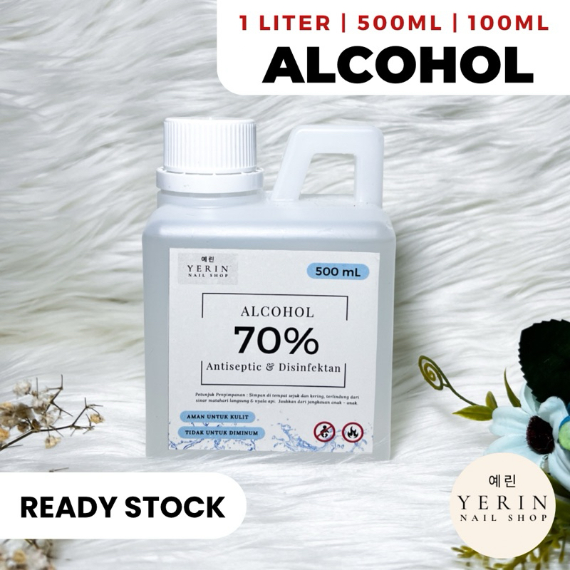 Jual YERIN | ALKOHOL 70% 500 mL | ALCOHOL | ANTISEPTIC 100% ORIGINAL ...