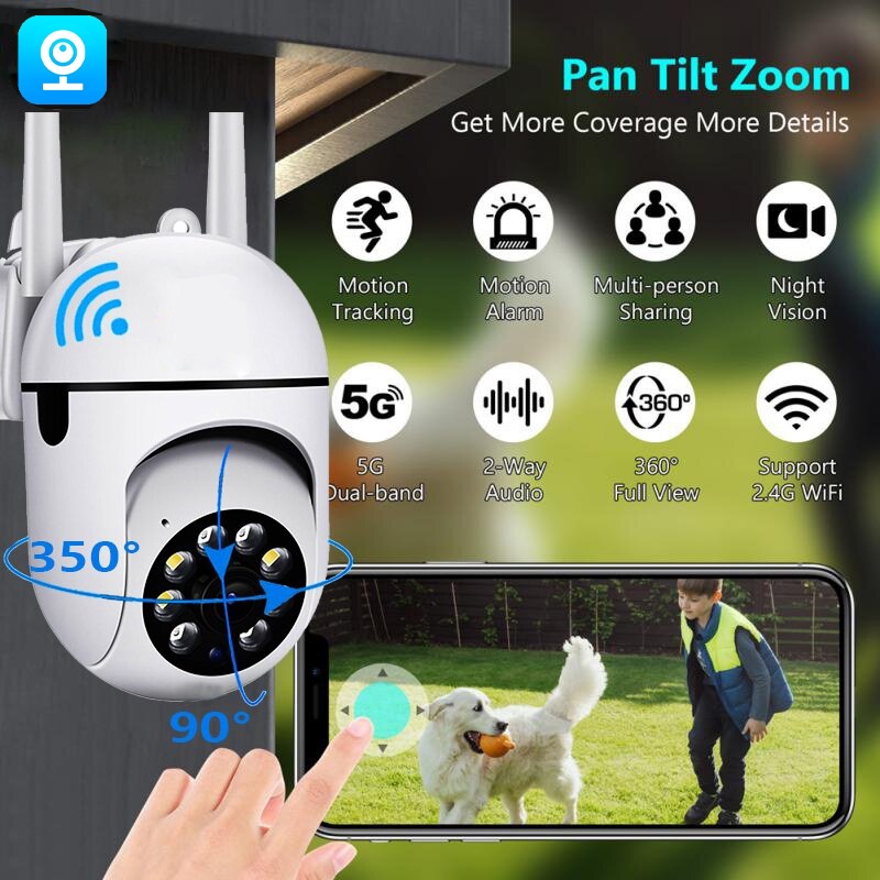 Jual CCTV IP Camera WIFI cctv V380 Pro jarak jauh cctv mini sambung ke ...