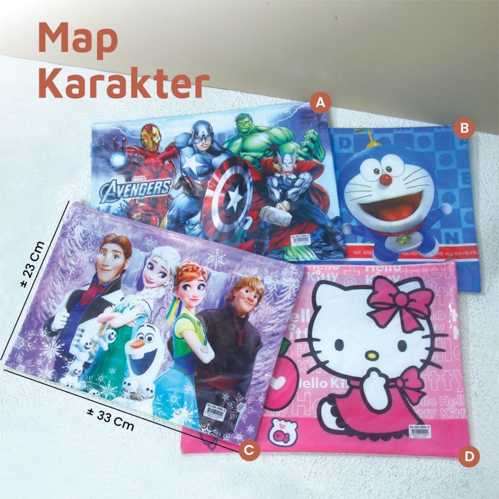 Jual Map Plastik Map Resleting Plastik Map Plastik Resleting Motif ...