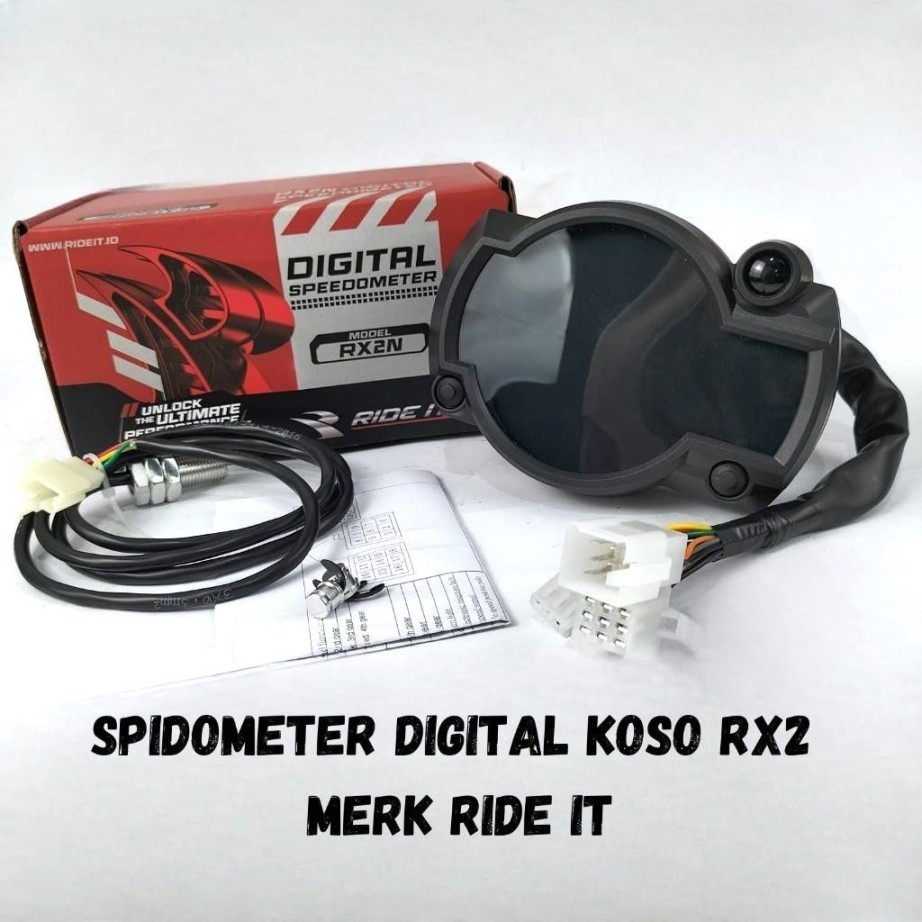 Jual SPIDO KOSO RX2 N RIDE IT SPEDO SPIDOMETER RX2N DIGITAL LED KOSO ...