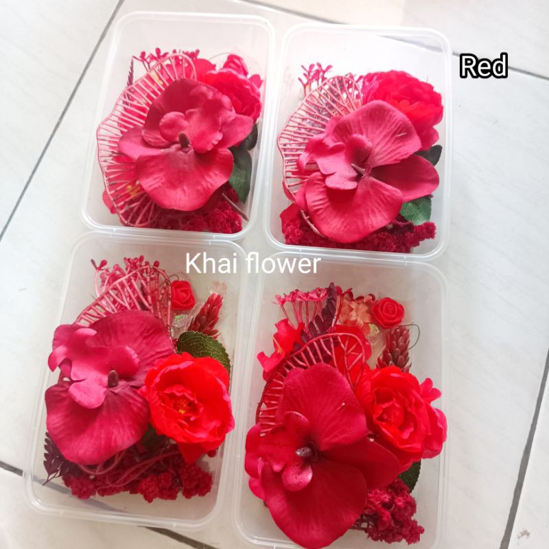 Jual Paket Bunga Hiasan Mahar Artificial Mix Dried Flower Sudut Kering ...