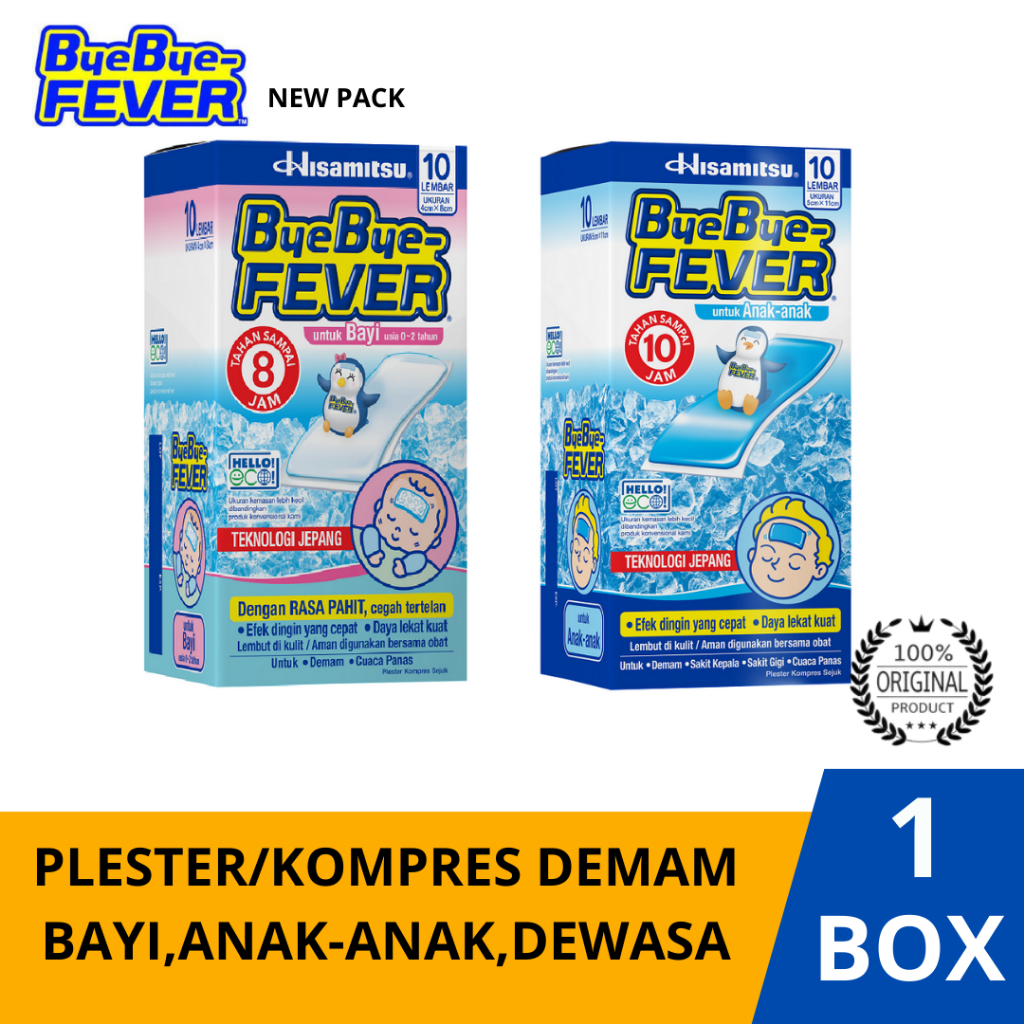 Jual JUAL BYE-BYE FEVER HARGA SATU BOX/ED 2028 | Shopee Indonesia