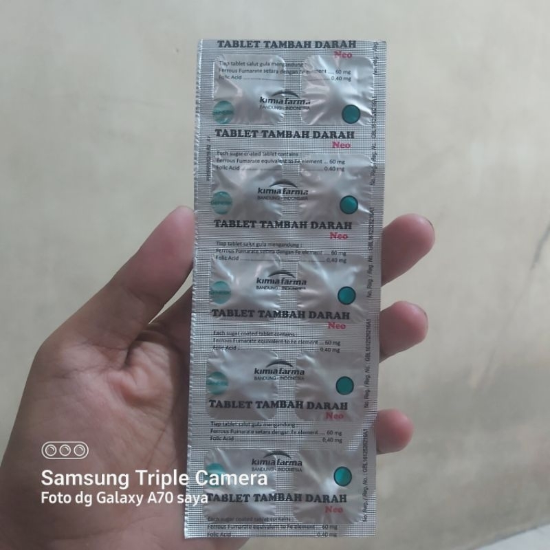 Jual Kimia Farma Tablet Tambah Darah Neo 10 Tablet Per Lembar | Shopee ...