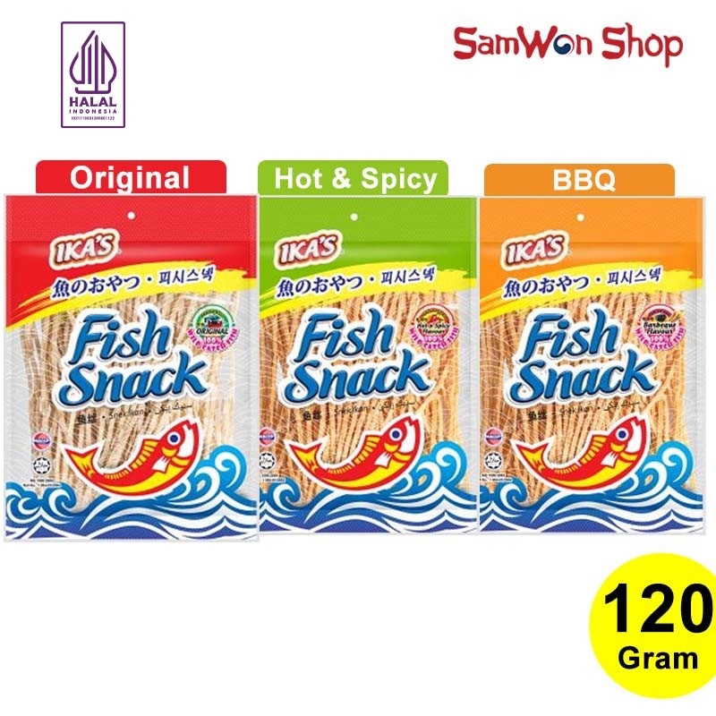 Jual FISH SNACK MERK IKA'S 120 GRAM - JUHI SNACK CEMILAN IKAN BERVARIAN ...