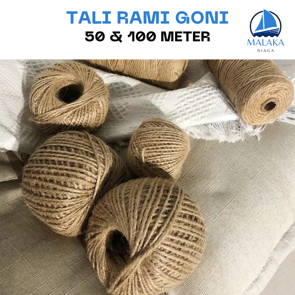Jual Tali Rami /Goni ukuran 2 PLY Panjang ±50 Meter | Tali Goni ...