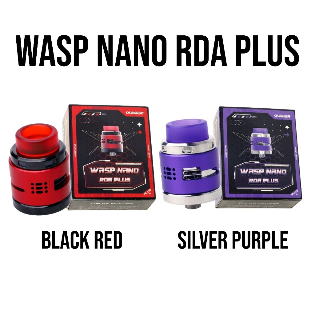 Jual Atomizer Vape Wasp Nano RDA Plus Dual Coil 24MM Authentic By ...