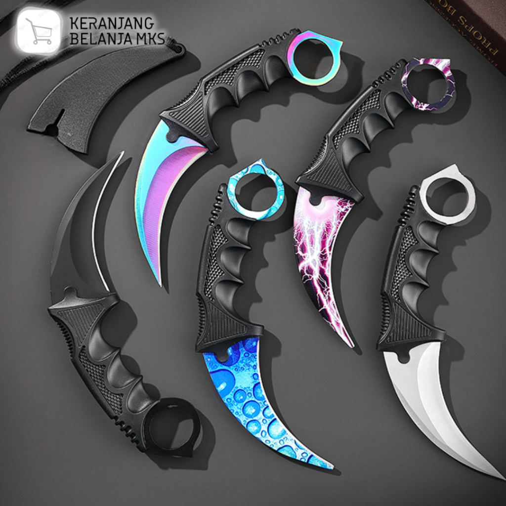 Jual Pisau Kerambit CS GO / Pisau Peralatan Perlengkapan Survival | Shopee Indonesia
