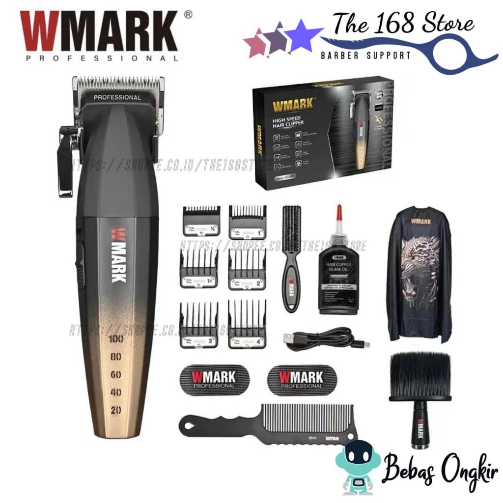 Jual WMARK Hair Clipper Professional 9000 RPM SET Alat Cukur Rambut 1 Set Mesin Cukuran WMARK NG ...