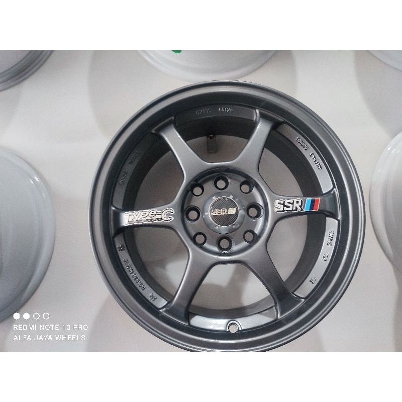 Jual Velg mobil ring 15 harga satuan TE37 Rpf01 SSR type c TARMAC utk ...