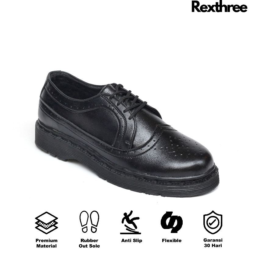 Jual Rexthree Wingtip - Sepatu Pria Formal Docmart Original 100% Keren ...