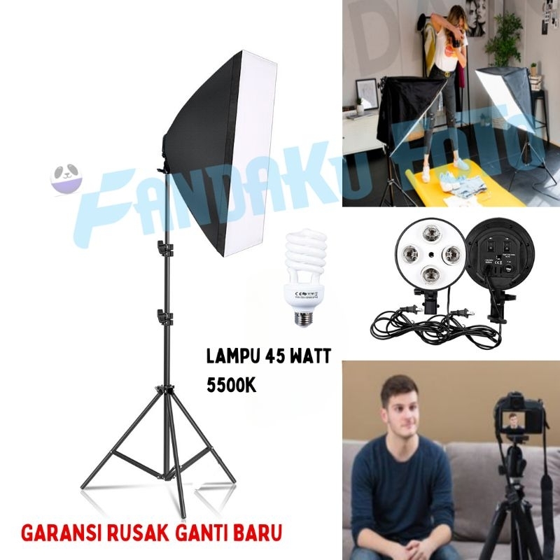 Jual lampu lighting led video light lampu studio produk ringlight besar ...
