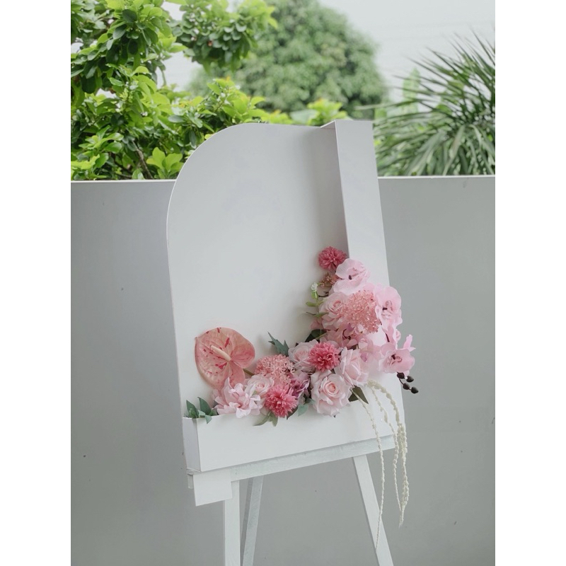 Jual Papan Bunga Wisuda / Flower Box / Flower Box Sign / Welcome Sign ...