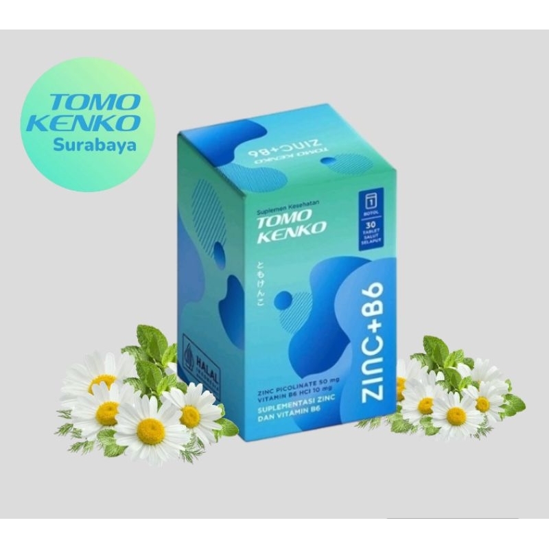 Jual Tomo Kenko Zinc 50 mg + Vitamin B6 High Quality | Suplement ...