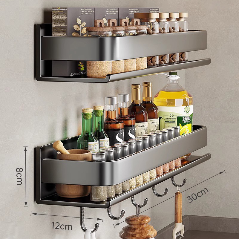 Jual Rak Bumbu Dapur Dinding Kitchen Rack Tempat Pisau Rak Gantung Rak ...