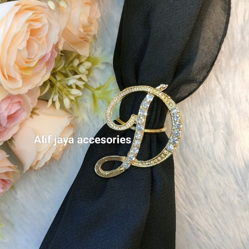 Jual Bros / ring / hijab / ring hijab /ring hijab huruf / ring huruf ...