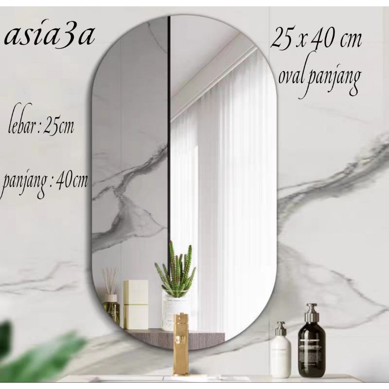 Jual Cermin dinding kaca akrilik,cermin 3D tempel kaca anti pecah ...