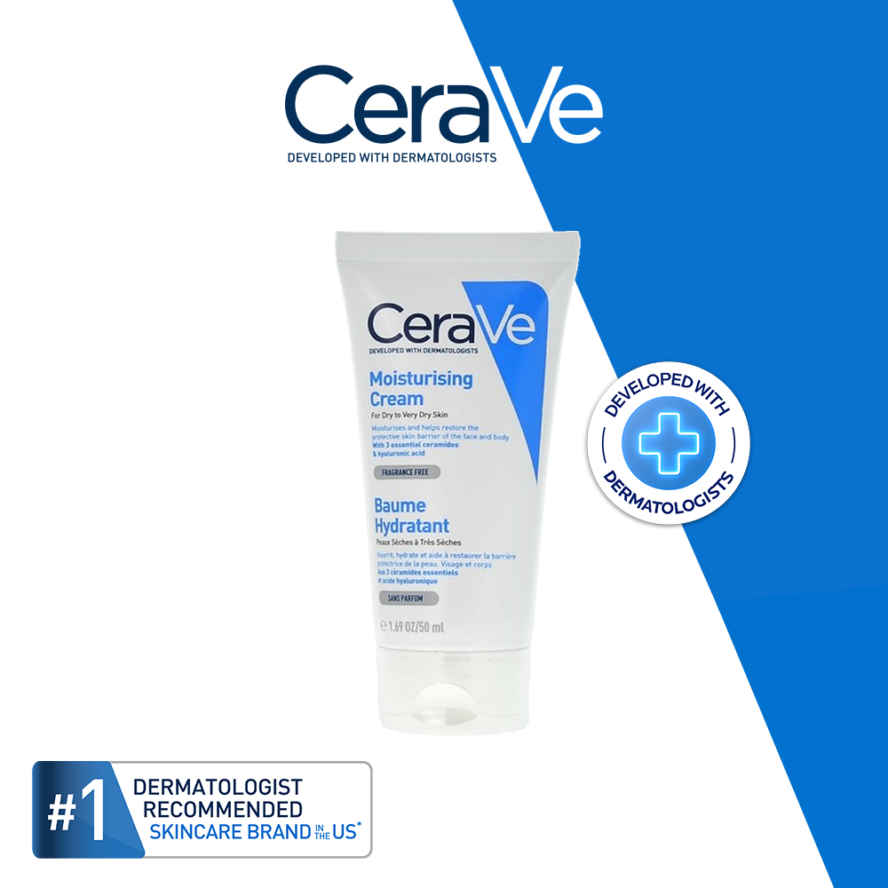 Jual Cerave Daily Moisturizing Cream – Skin Barrier Repair Moisturizer ...