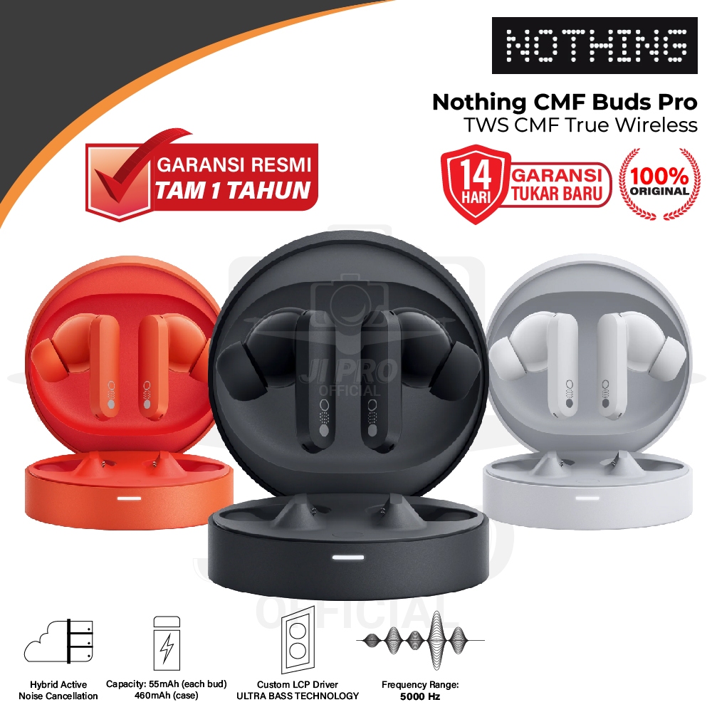 Jual Nothing CMF Buds Pro / TWS CMF True Wireless - Original Resmi TAM ...