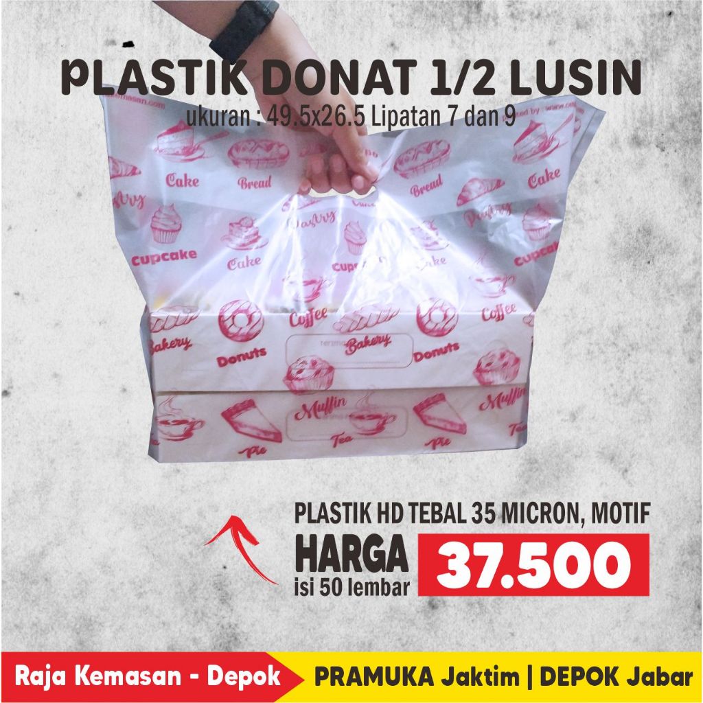 Jual Plastik Box Donat Isi 6 Motif (1 pack isi 50 pcs) | Shopee Indonesia
