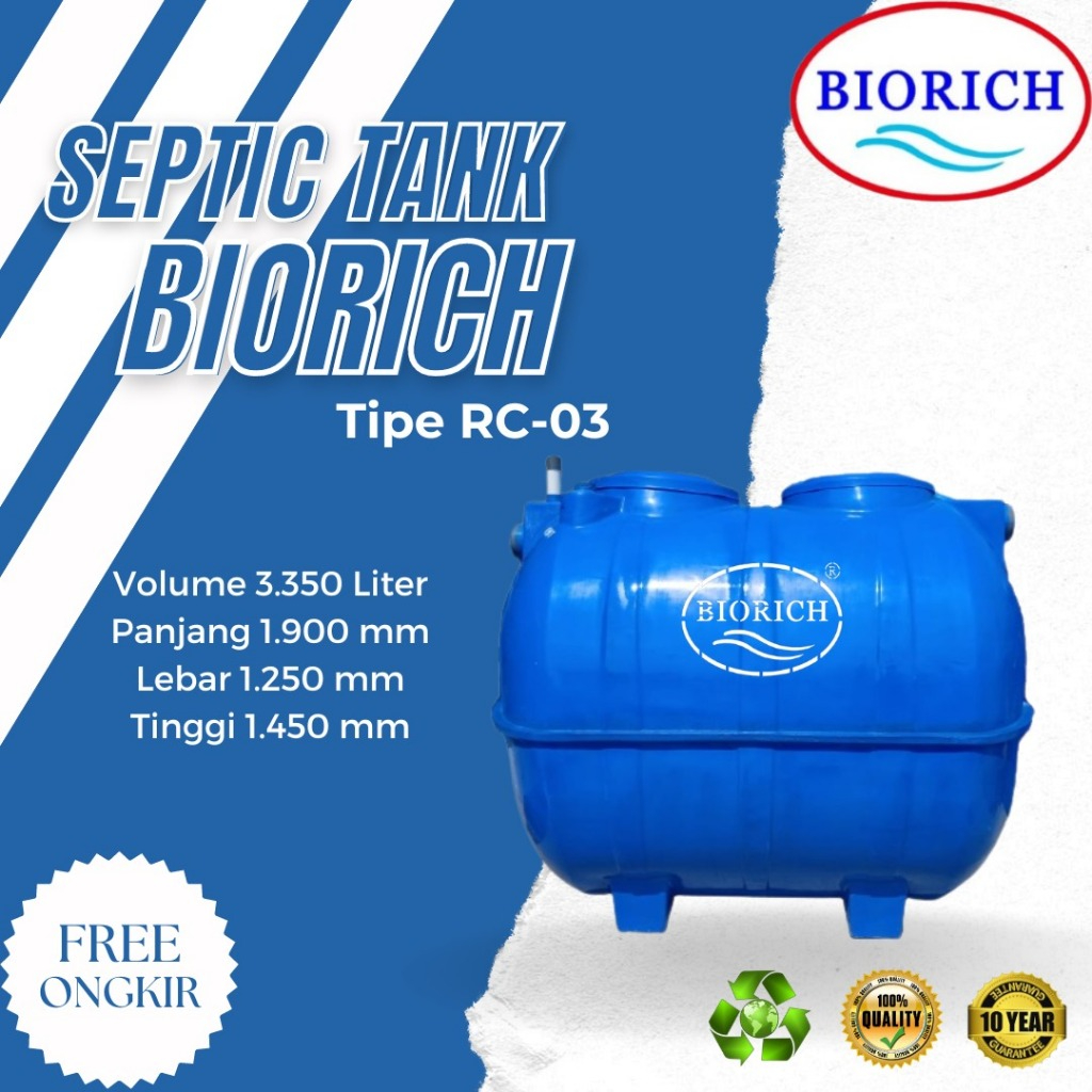 Jual Septic Tank BIORICH - Tipe RC 03 Kualitas Tinggi biotech biofill ...