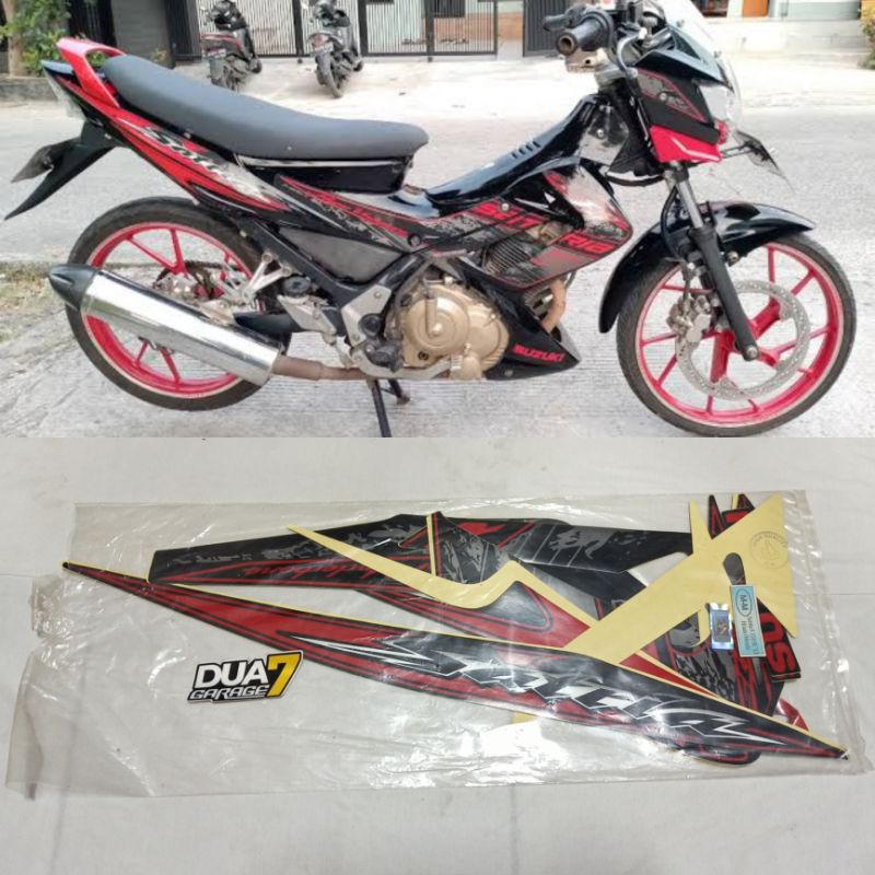 Jual Sticker stiker striping lis gambar Suzuki Satria F 150 SE FU 2014 ...